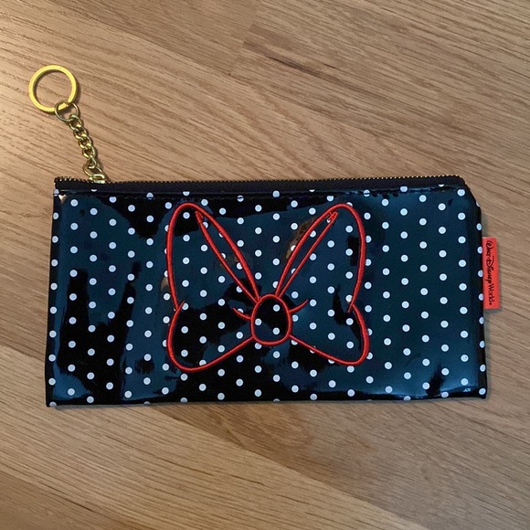Disney | Bags | Disney Minnie Mouse Polka Dot Pouch | Poshmark